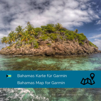Download topographic map Bahamas for Garmin