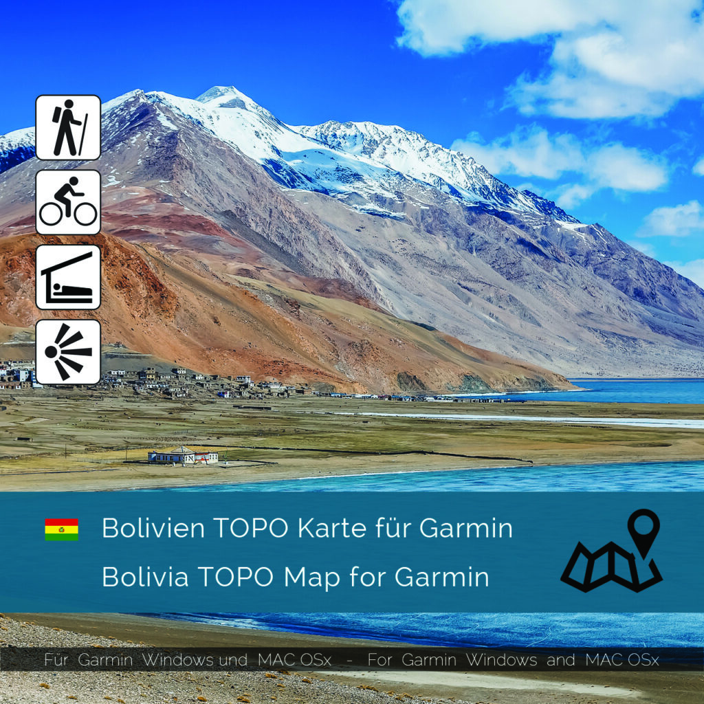 Download topographic map Bolivia for Garmin | Garmin WorldMaps