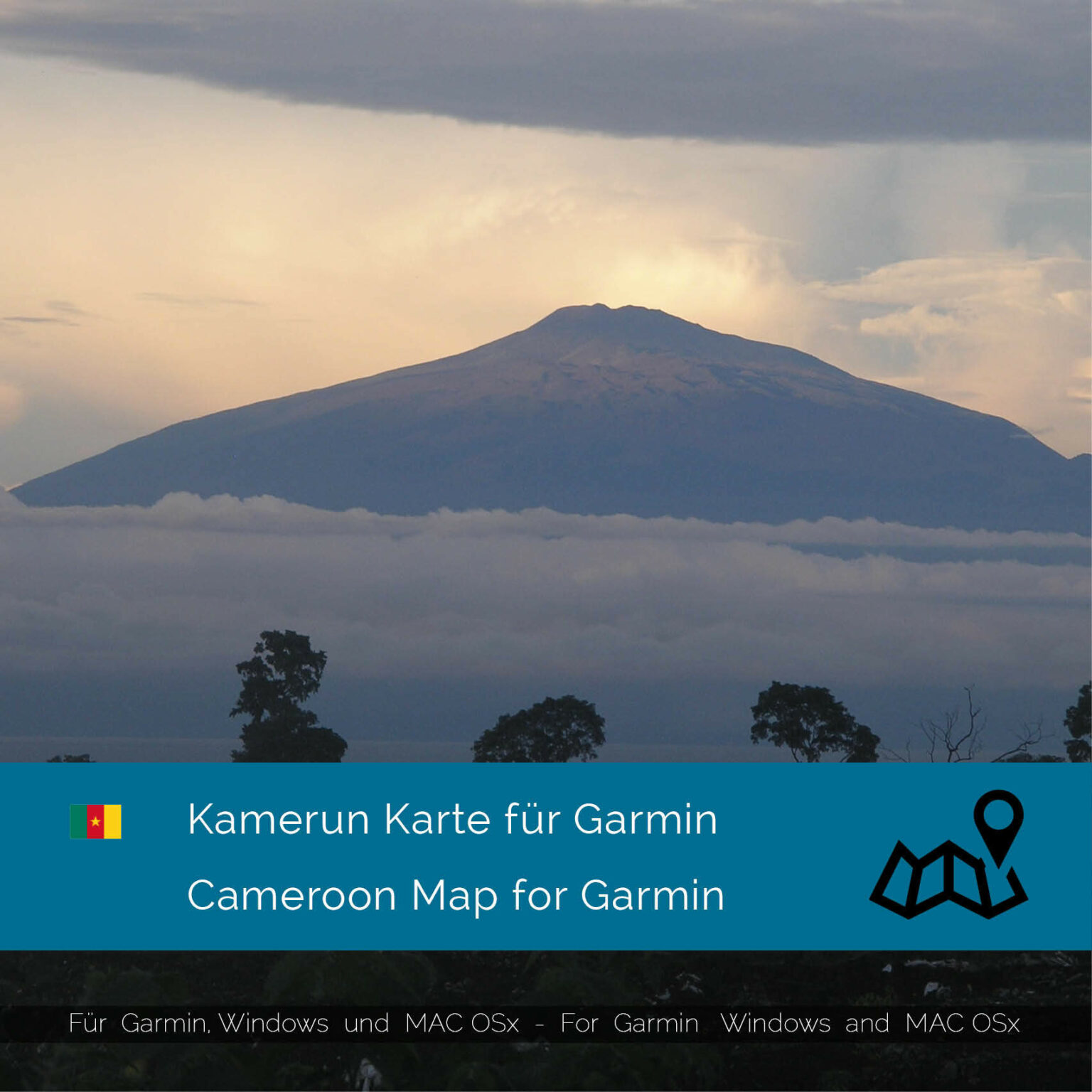 Cameroon - Download Map for Garmin PC & MAC
