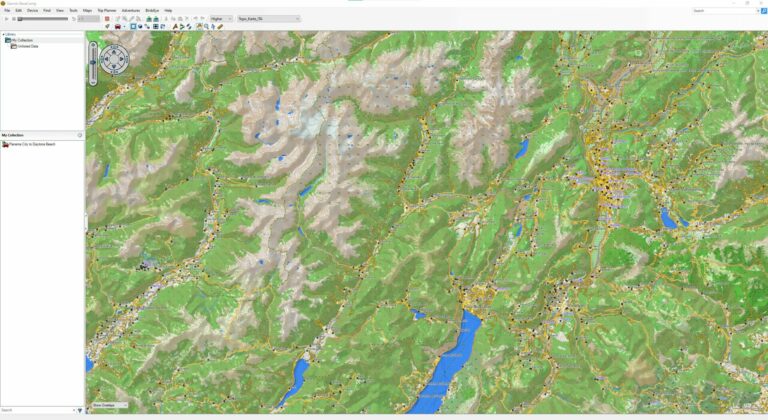 Convert route to track - Garmin Worldmaps - Map Shop