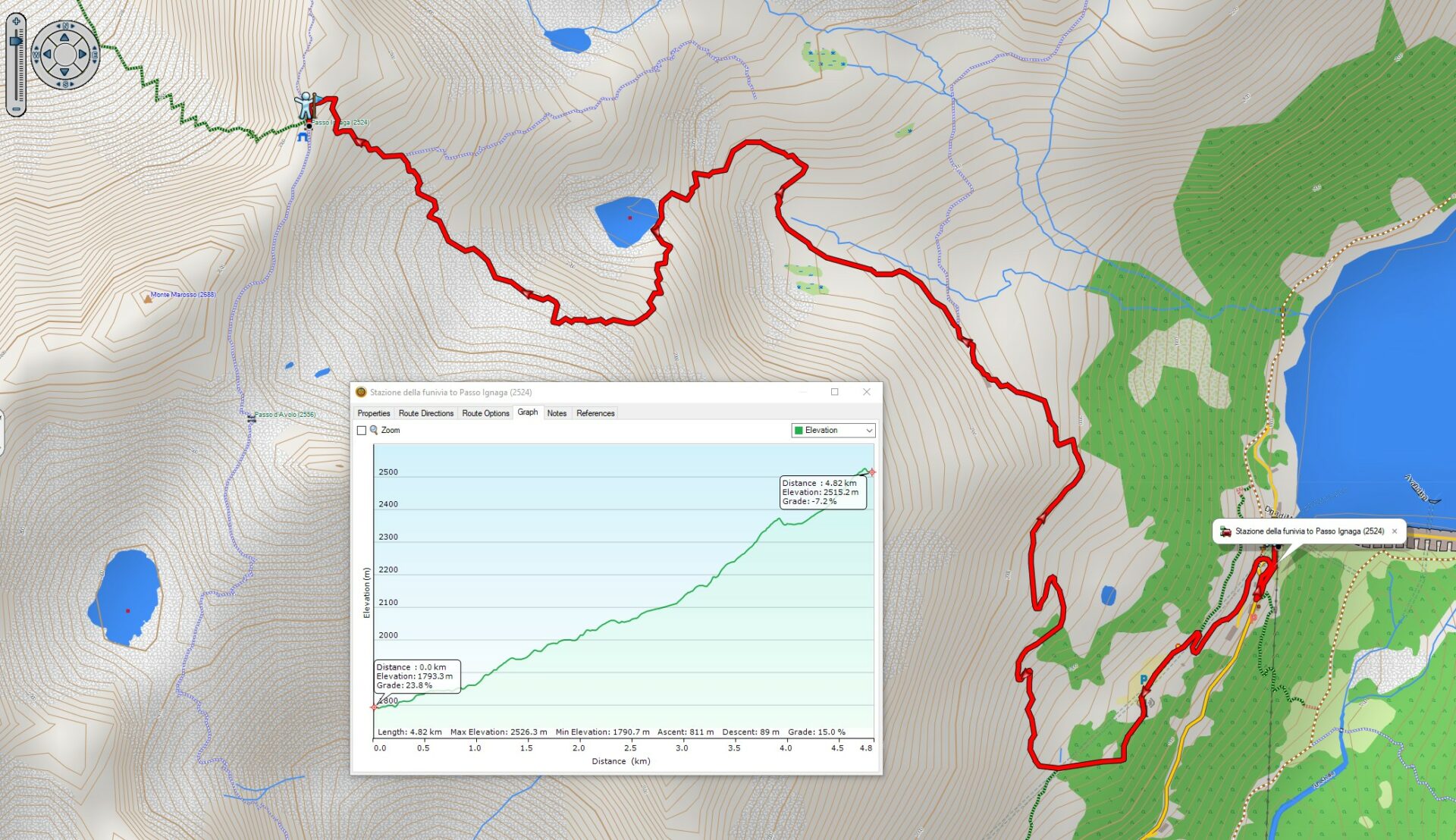 Convert route to track - Garmin Worldmaps - Map Shop