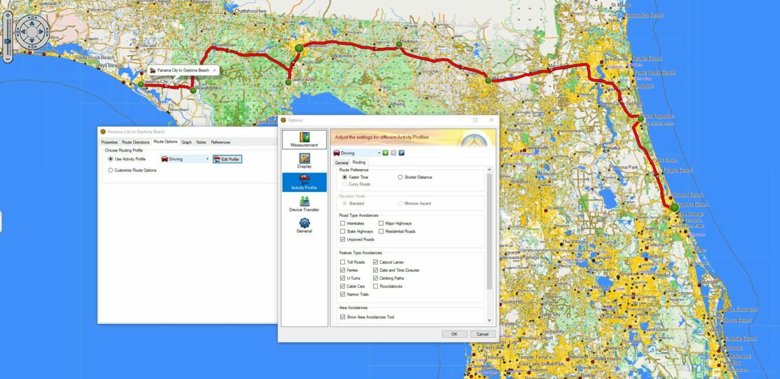 Custom Routes Basecamp - Garmin Worldmaps - Map Shop