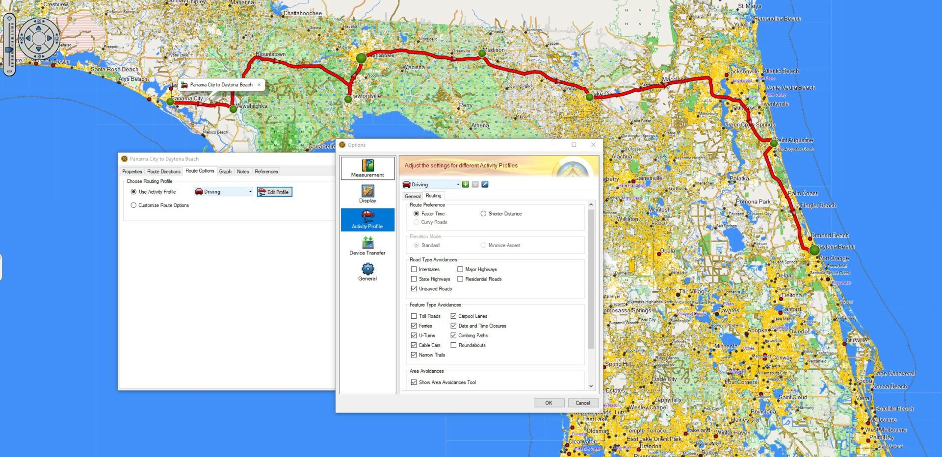 Custom Routes Basecamp - Garmin Worldmaps - Map Shop