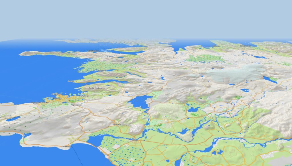 Topographic Map Iceland for Garmin - Garmin Worldmaps - Map Shop