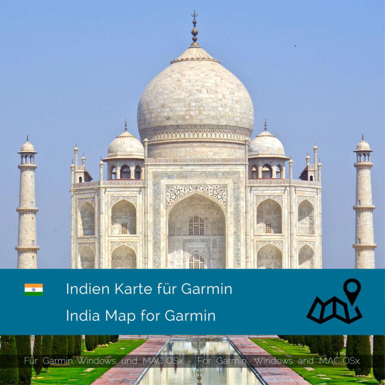 India - Download GPS Map for Garmin PC and Mac