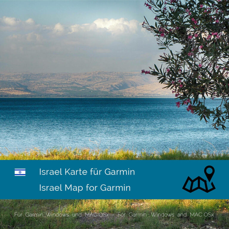 Israel & Palestine - Download GPS Map for Garmin