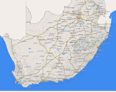 Download South Africa topographic map for Garmin