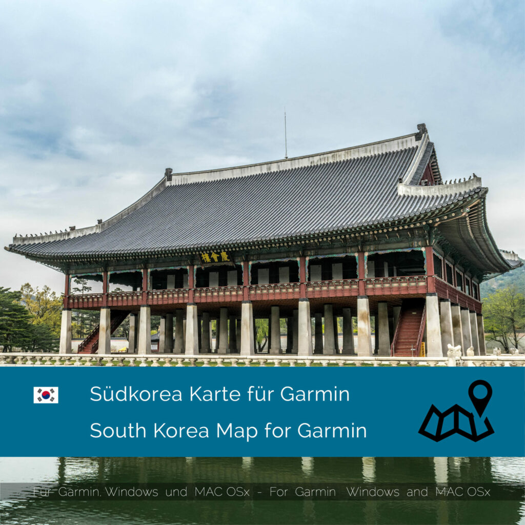 South Korea - Download Map for Garmin PC & MAC